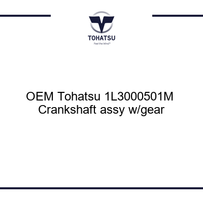 1L3000501M Crankshaft assy w/gear - East Marine LLC