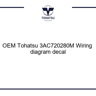 3AC720280M Wiring diagram decal - East Marine LLC