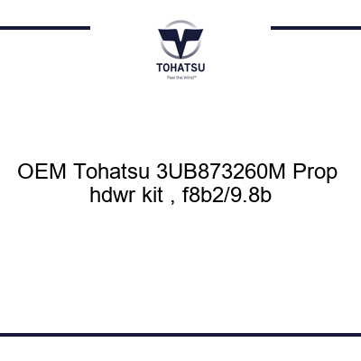 3UB873260M Prop hdwr kit , f8b2/9.8b - East Marine LLC